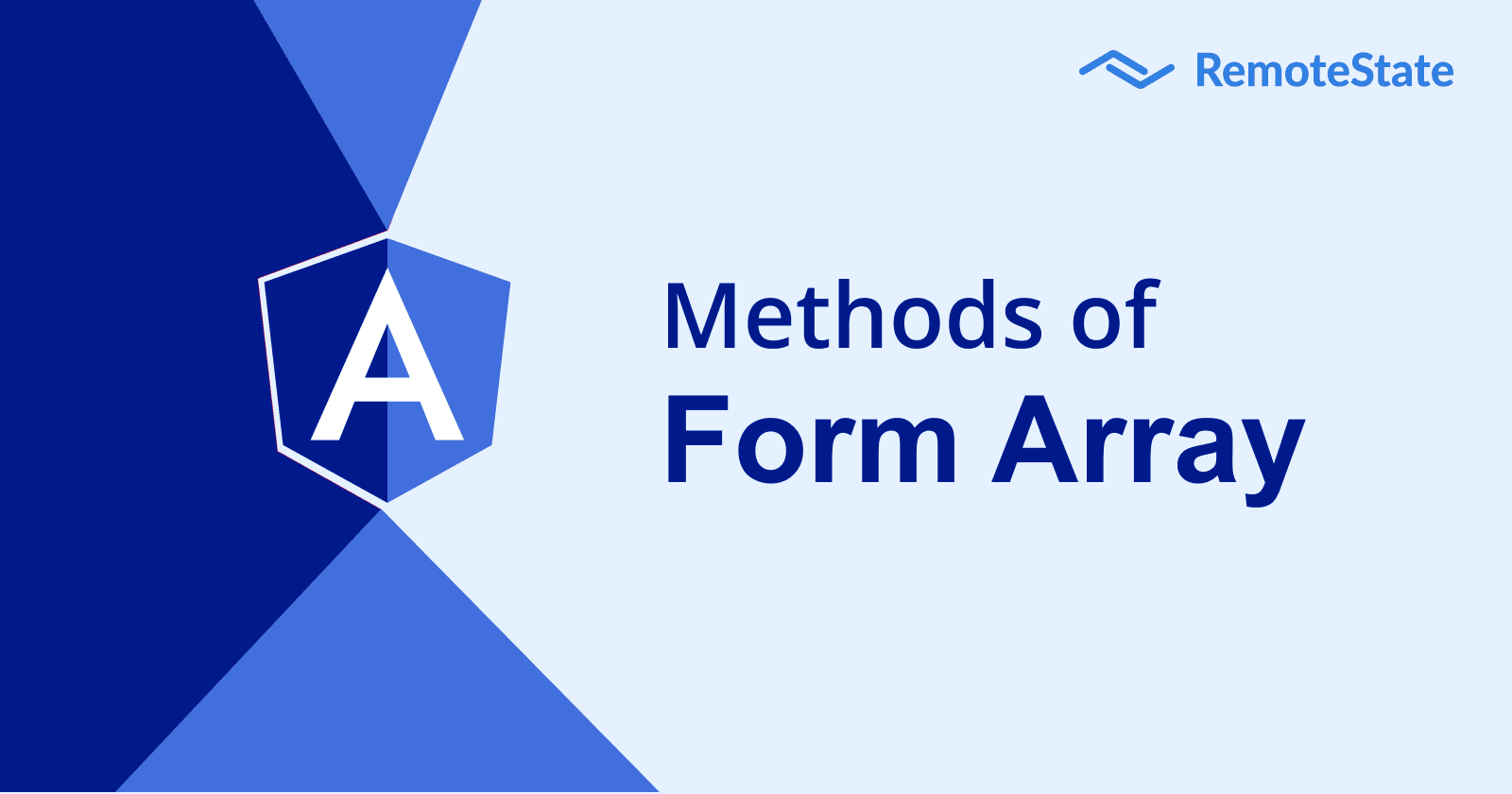 Different Methods Of Form Array In Angular
